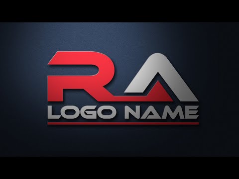 RA letter logo tutorial in adobe illustrator cc||letter logo||graphic design tutorial||Rasheed RGD