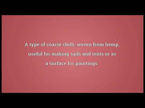 Canvas Meaning
