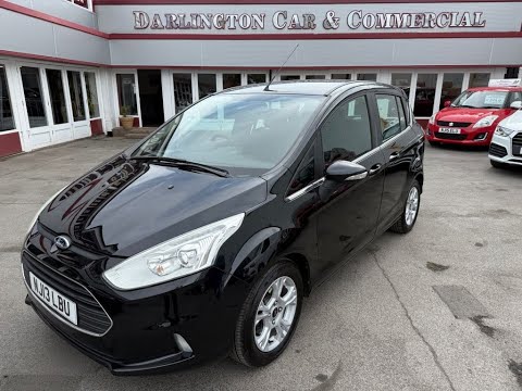 13 Ford B-Max 1.4 Zetec 41000miles FSH 14Stamps 1 Previous Owner Aux DAB Rear Park Assist Darlington