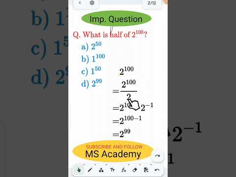What is half of 2^{100}? | How You can solve it?