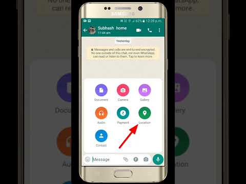 How to Send Location In WhatsApp | WhatsApp per location send kaise karen #shorts #whatsapp