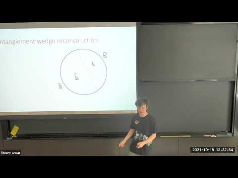 Geoff Pennington - Quantum minimal surfaces from quantum error correction - 10-18-21