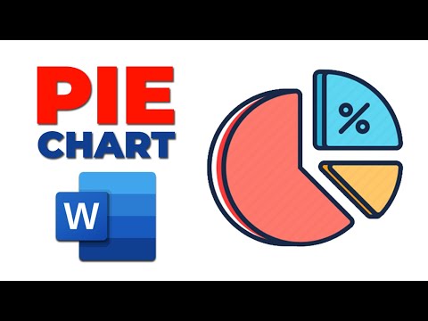 How to make pie chart in word with percentages