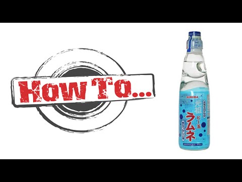 🥤 Marble Drink Ramune - How To Open