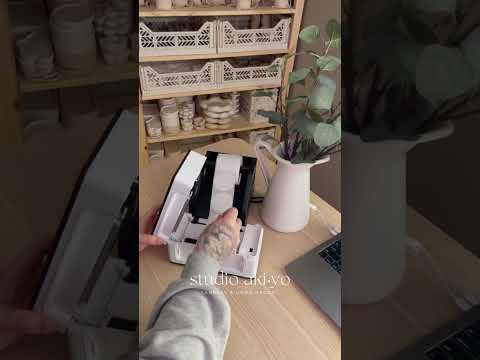 Hiw we print product labels for our tealight candles 🕯️🏷️ #youtubeshorts #shorts #shortvideo