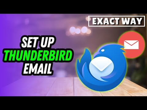 How to set up thunderbird email (2025)