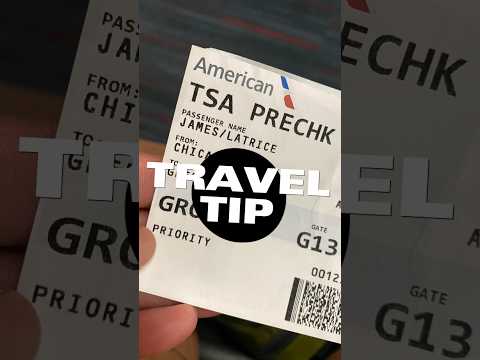 TSA Precheck Tip #travel #traveltips
