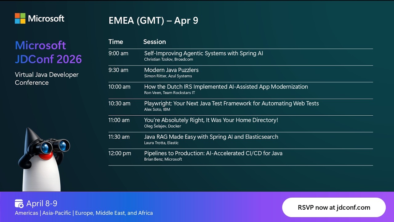What's Coming to JDConf 2026 EMEA | Sandra Ahlgrimm & an All-Star Lineup