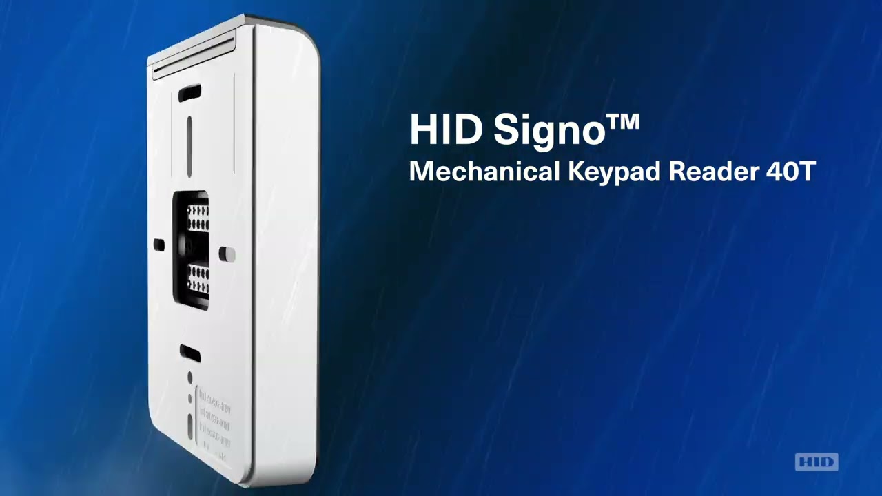 Meet the Mechanical Keypad HID Signo Reader
