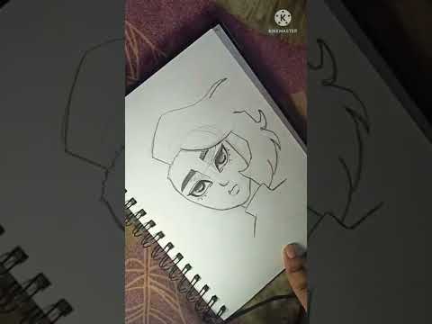 Easiest way to draw cute girl cartoon characters for kids #art #drawing #artist