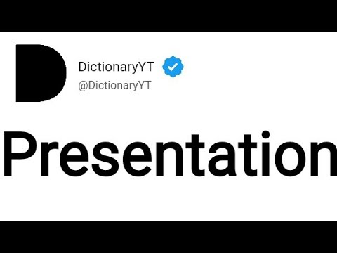 Presentation Meaning in English