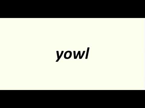 yowl - English Pronounced
