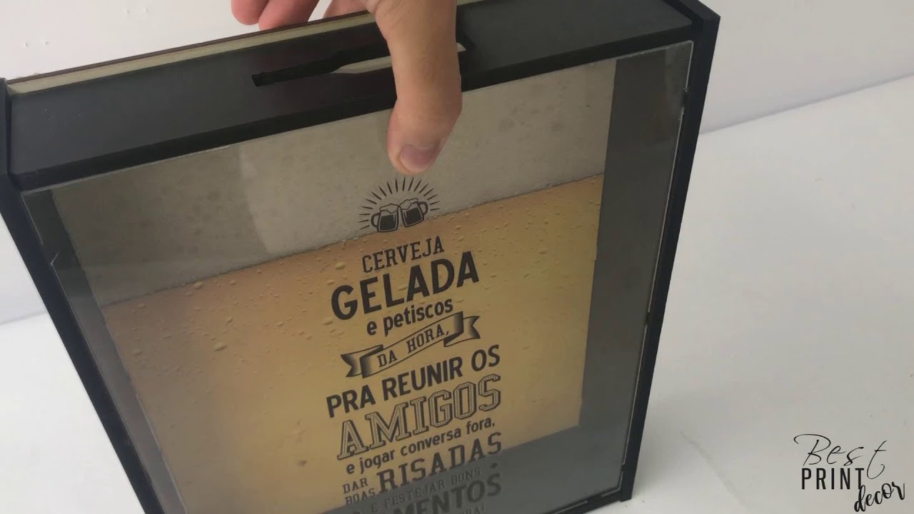 QUADRO PORTA ROLHAS OU TAMPINHAS - BEST PRINT DECOR