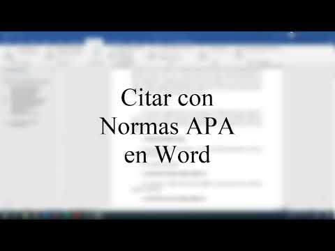 Citar Fuente Web, en formato APA 7 en Word