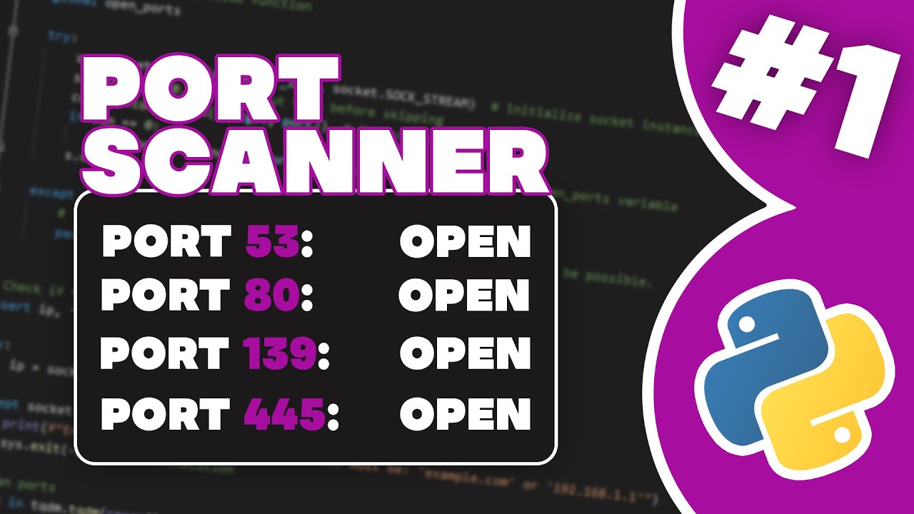 Python Port Scanner - Fast tutorial #1