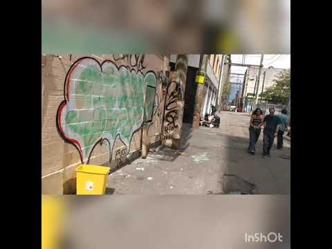 Window in back alley gives FREE drug paraphernalia to drug addicts.