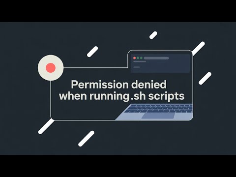 Permission Denied when Running sh Scripts in Linux [Fix GUIDE]