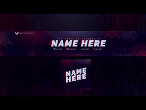 Top 3 Free YouTube Banner Template - Logo Template (FREE DOWNLOAD)