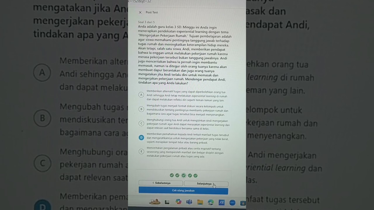 kunci jawaban post test PSE 2 modul 2 ppg 2025 #ppg #ppgdaljab