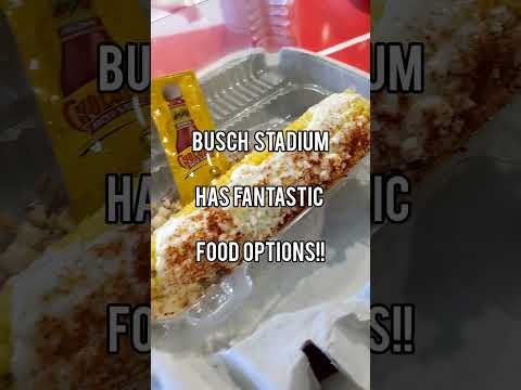 Busch stadium in St Louis, home of the St. Louis Cardinals, has absolutely fantastic food options.
