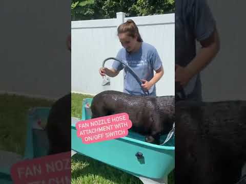 Best Outdoor Dog Washing Station: Booster Bath #dogbath #doggrooming #dogwash #doglover #dogcare