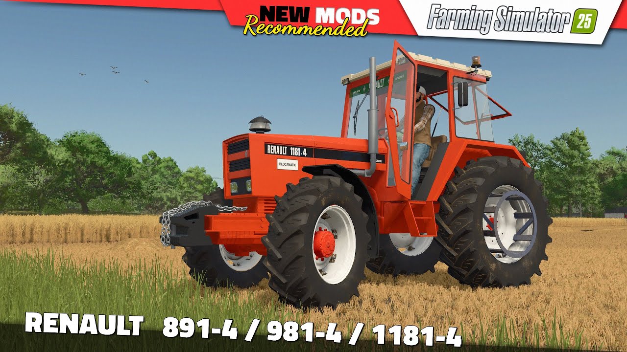 FS25 | Renault 891-4 / 981-4 / 1181-4 - Farming Simulator 25 Mods Review QHD