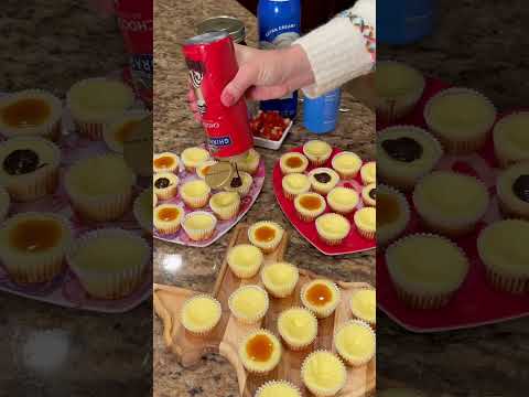 Mini Cheesecake Bites RECIPE on dinnerin321.com #dessert #sweet #sweets #cheesecake #desserts #yum