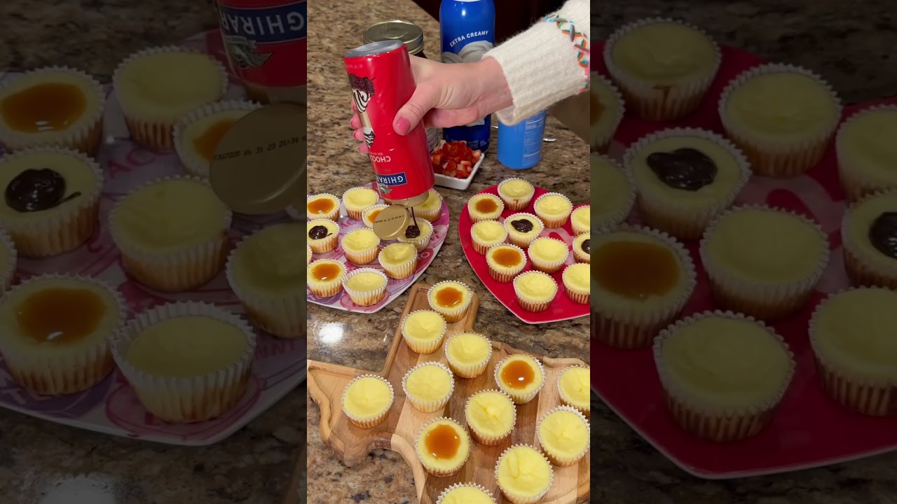 Mini Cheesecake Bites RECIPE on dinnerin321.com #dessert #sweet #sweets #cheesecake #desserts #yum
