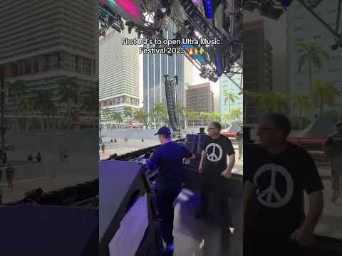 Schrotthagen were the first DJs to open the Ultra Miami π₯π How would you feel!?