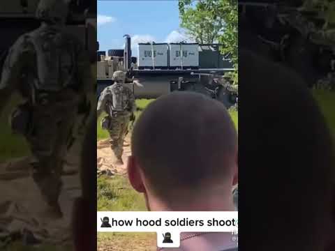 How hood soldiers shoot #fyp