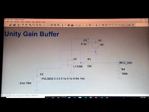 Designing an Op-Amp Voltage Follower Circuit in LTSpice | Simulation Explained