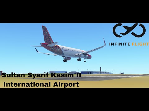 Infinite Flight Planespotting at Sultan Syarif Kasim II International Airport