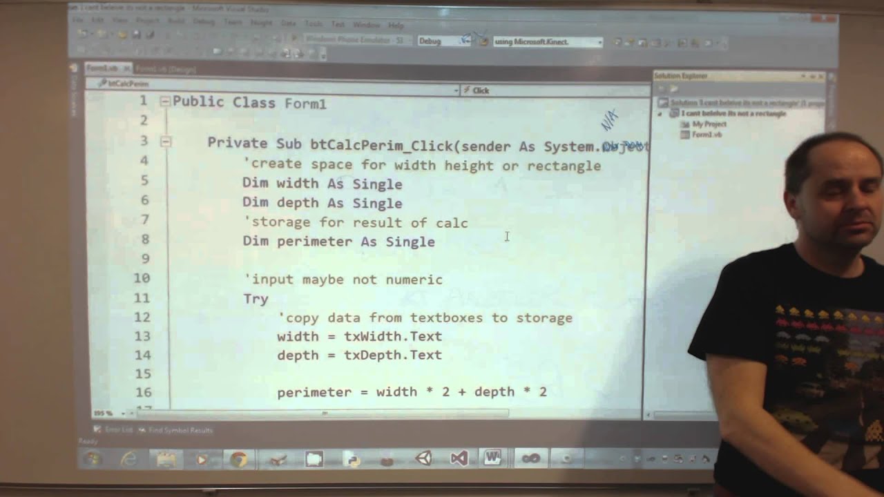 Writing first programming report