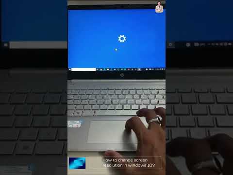 how to change screen resolution in windows 10?