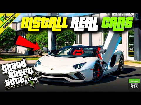 How to Install Lamborghini in GTA 5 Enhanced Edition || Install Real Car Mods In GTA 5 Enhanced