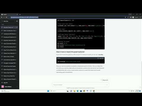 How to visualize a complicated graph in python
