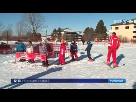 un moniteur de ski pas comme les autres...