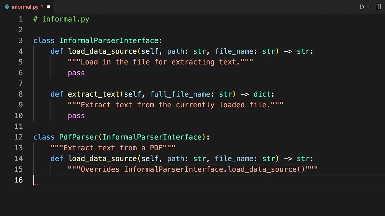 Python Interfaces - Understanding Informal Interfaces