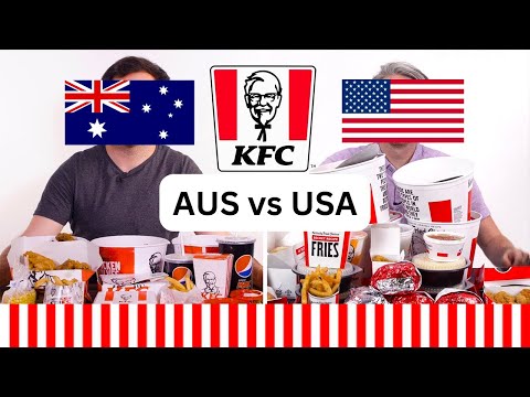 KFC: Australia π¦πΊ VS America πΊπΈ