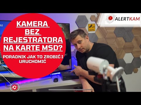 Kamera bez rejestratora na kartę mSD Uruchomienie nagrywanie podgląd