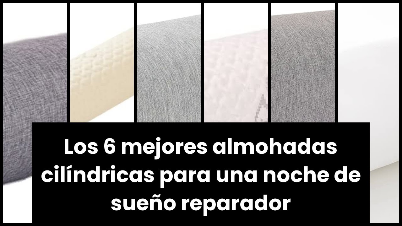 ALMOHADA CILINDRO: Los 6 mejores almohadas cilíndricas para una noche de sueño reparador ?