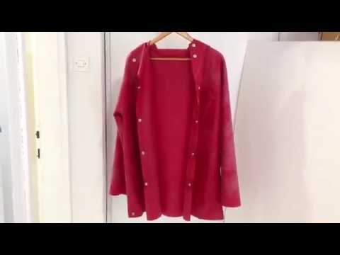 RED RUBBER LATEX JACKET FRIESENNERZ GUMMIJACKE RARE