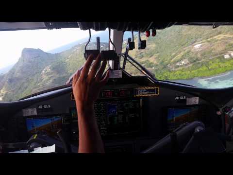 Approach to Union Island - Garmin G950 - Twin Otter