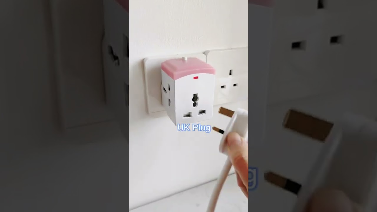 3 way multi plug adapter with neon