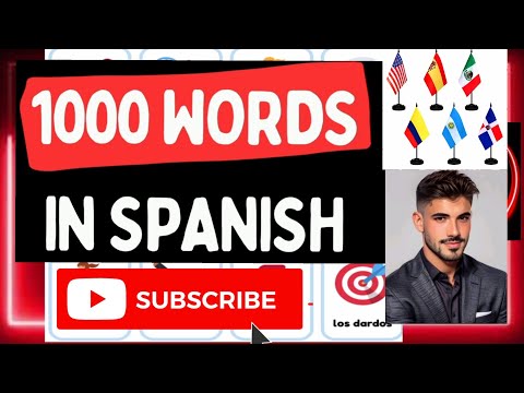 1000 words in Spanish video