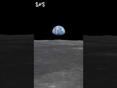 Earth from Moon real footage #shorts