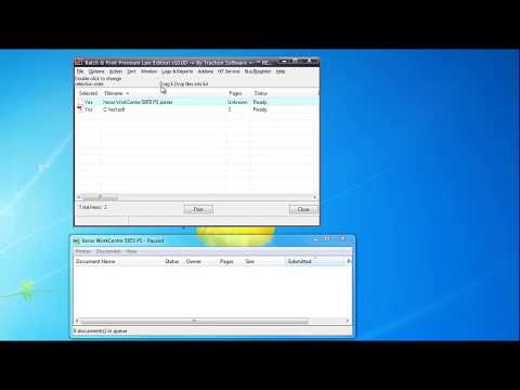 How to reprint a file from the print log files with Batch & Print Premium Law Edition
