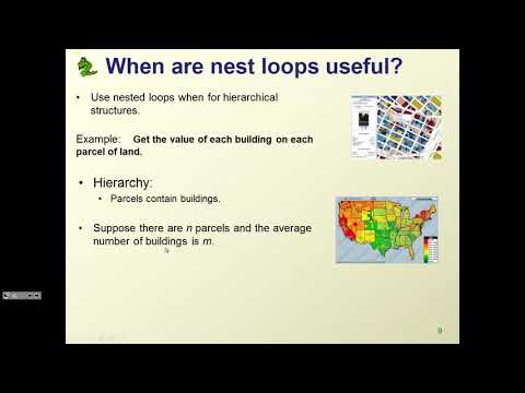 GIS540: Additional Looping Topics (Ch 12)