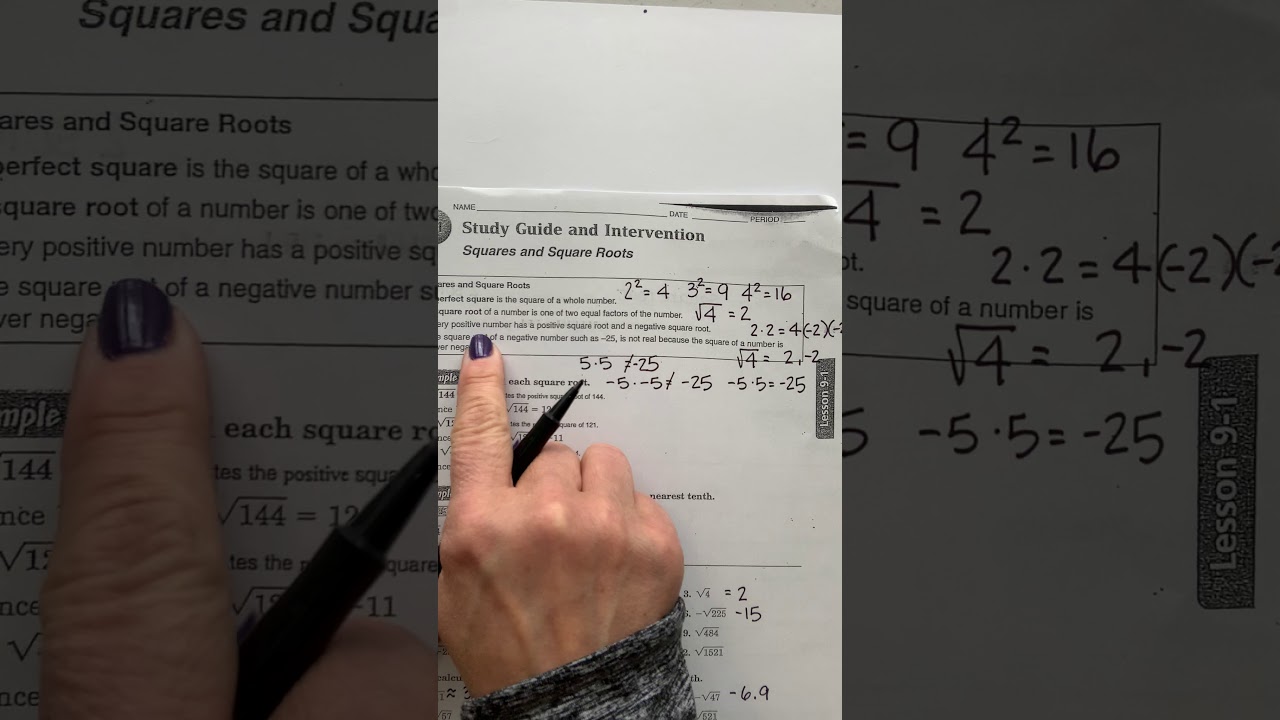 9-1 Study Guide Notes