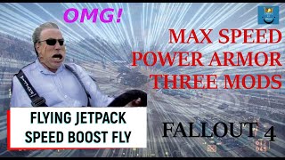 Fallout 4 - Power Armor Max Speed Build - 3 Mods 3 settlement 3 minutes ...